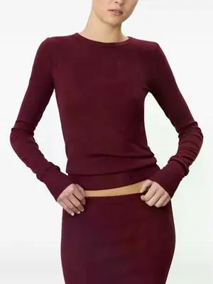 Eterne Long-sleeve Ribbed Top