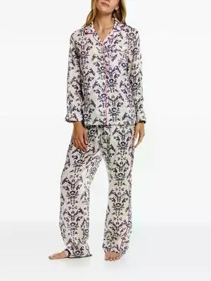 THE LAZY POET Tapestry Floral Nightwear - Neutrals
