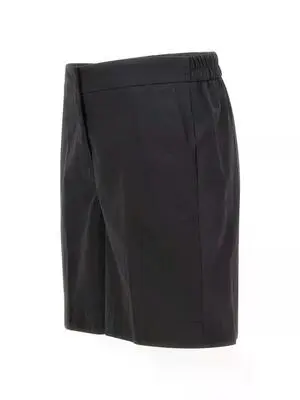 KAOS Elasticated-waistband Shorts - Black