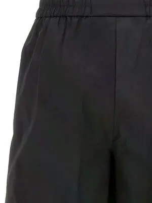 KAOS Elasticated-waistband Shorts - Black