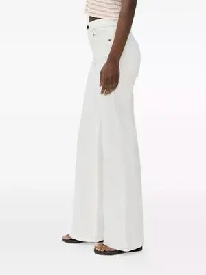 ASKK NY Wide-leg Cuffed Jeans