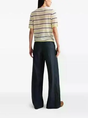 TWP Striped Chest-pocket T-shirt