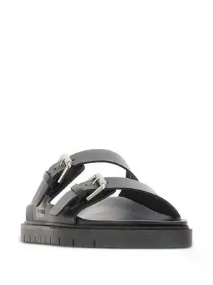 COPENHAGEN  Adjustable Buckle Leather Sandals