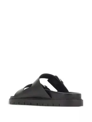 COPENHAGEN  Adjustable Buckle Leather Sandals