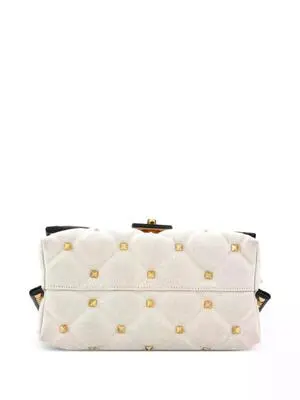 Valentino Garavani Candystud Top Handle Medium Shoulder Bag - Black