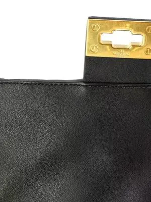 Valentino Garavani Candystud Top Handle Medium Shoulder Bag - Black