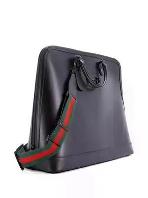Gucci Horsebit 1955 Web Duffle Travel Bag