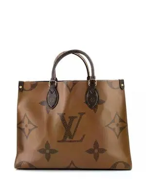 LOUIS VUITTON Onthego Reverse Monogram Giant Mm Tote Bag - Brown
