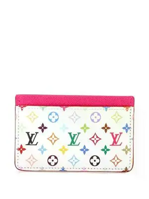 LOUIS VUITTON X Takashi Murakami Monogram Multicolor With Leather Card Holder - Multicolour