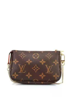 LOUIS VUITTON Pochette Accessoires Monogram Canvas - Brown