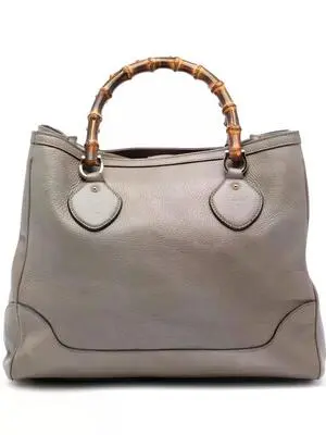 Gucci 2016-2026 Medium Leather Bamboo Diana Tote Bag