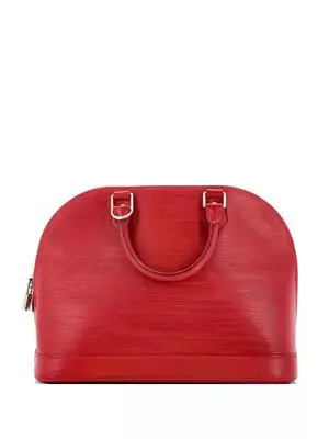 LOUIS VUITTON Alma Handbag Epi Leather Pm - Red