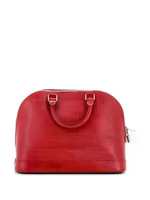 LOUIS VUITTON Alma Handbag Epi Leather Pm - Red