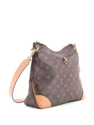 LOUIS VUITTON Monogram Canvas Odeon Nm Mm Crossbody Bag - Brown
