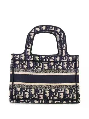 Dior Oblique Canvas Mini Tote Bag - Blue