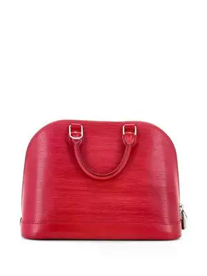 LOUIS VUITTON Alma Handbag Epi Leather Pm - Red