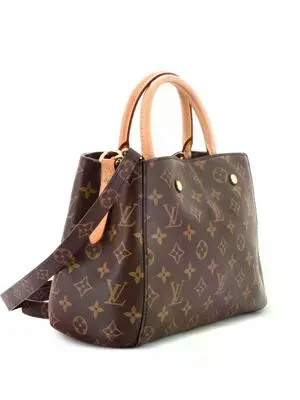 LOUIS VUITTON Montaigne Handbag Monogram Canvas Bb Satchel