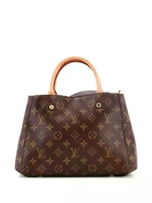 LOUIS VUITTON Montaigne Handbag Monogram Canvas Bb Satchel