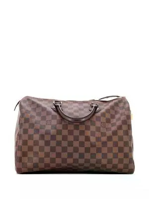 LOUIS VUITTON Speedy Handbag Damier 35 - Brown