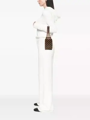 LOUIS VUITTON 2004 Damier Ebene Geronimos Crossbody Bag