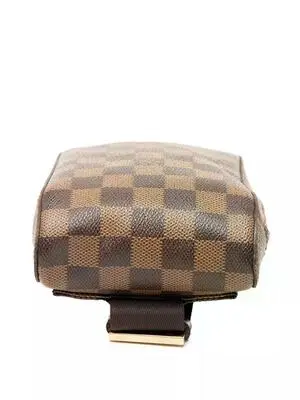 LOUIS VUITTON 2004 Damier Ebene Geronimos Crossbody Bag