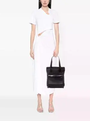 Gucci Gg Denim Tote Bag - Brown