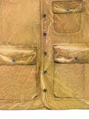 UMA WANG Button Detailed Flap-pocket Vest - Neutrals