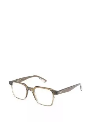 GIGI STUDIOS Square Frame Glasses - Brown