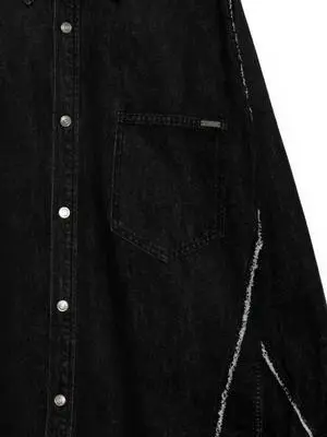 SONGZIO Polyptych Embroidered Denim Shirt