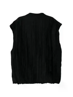 SONGZIO Sleeveless Button-down Shirt