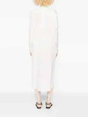 P.a.r.o.s.h Saxon Buttoned Midi Dress