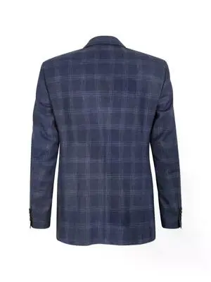 Canali Check Single-breasted Blazer