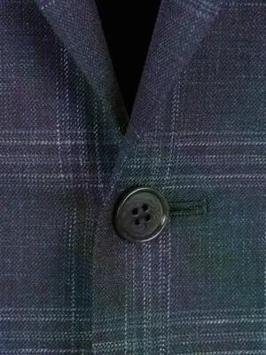 Canali Check Single-breasted Blazer
