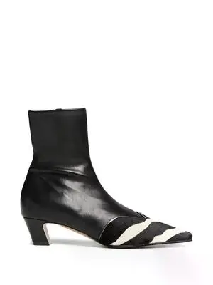 Khaite Nevada Point-toe Boots - Black