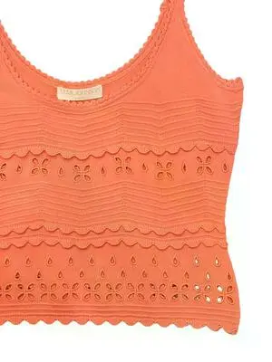 Ulla Johnson Esme Eyelet Knit Camisole - Orange