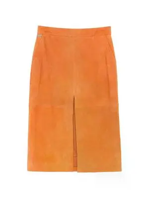 Iceberg Slit Skirt - Orange