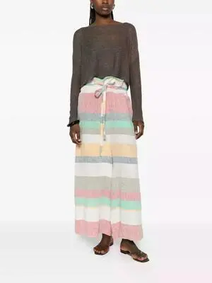 OSKLEN Striped Wide-leg Trousers