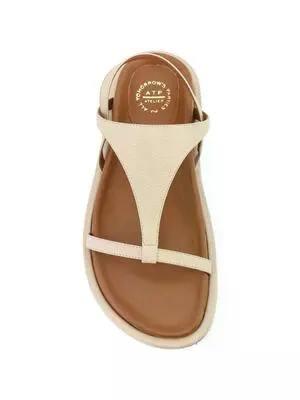 ATP ATELIER Ultimo T-strap Sandals - Neutrals