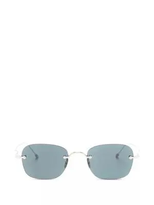 Thom Browne Rimless Rectangle Sunglasses - Silver