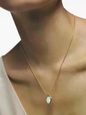 Monica Vinader Odyssey Moonstone Pendant Necklace - Gold