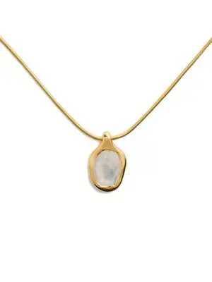 Monica Vinader Odyssey Moonstone Pendant Necklace - Gold