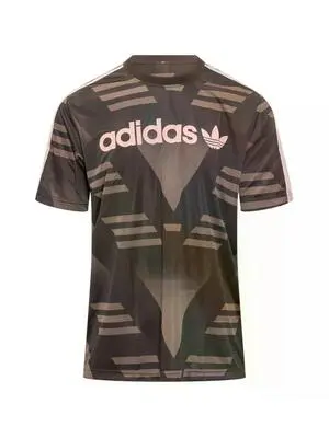 Adidas Logo-print T-shirt - Brown