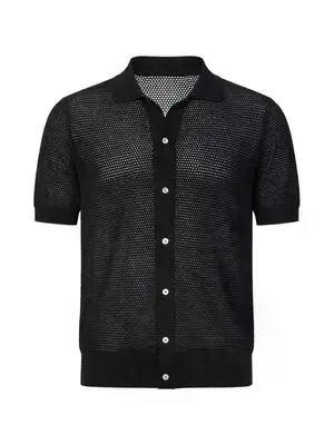 Tagliatore Short-sleeves Shirt - Black