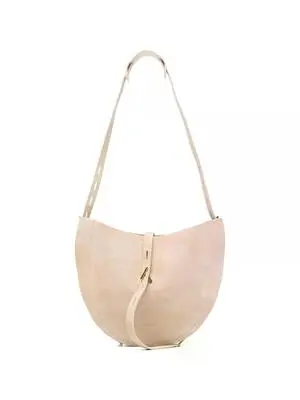 MINOBOSSI Liz Suede Shoulder Bag - Neutrals