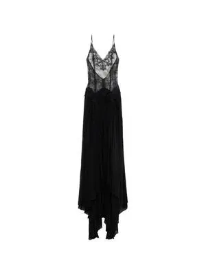 Blumarine Lace-detail Maxi Dress