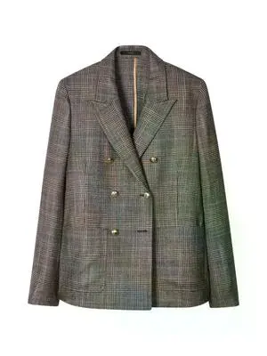 Paul Smith Double-breasted Check Blazer