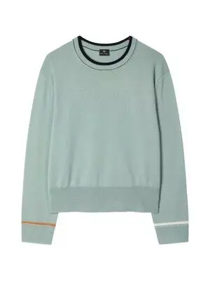 Paul Smith Contrast-trim Crew-neck Sweater