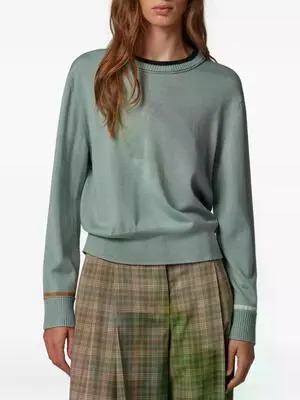 Paul Smith Contrast-trim Crew-neck Sweater