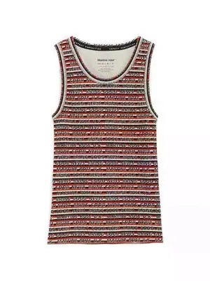 Martine Rose Striped Sport Tops For Men