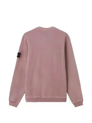 Stone Island Logo Patch Sweatshirt - Purple